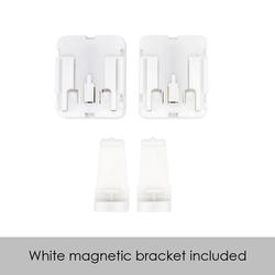 Lumino 1" Cordless Magnetic Mini Blinds for Doors and Windows - 25"W x ...