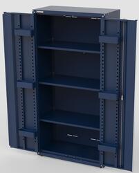Performax® 36"W x 72"H x 18"D Blue Tall Garage Storage Cabinet at Menards®