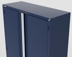 Performax® 48"W x 72"H x 18"D Blue Tall Garage Storage Cabinet at Menards®
