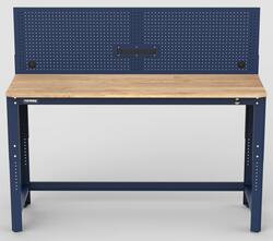 Performax® 72" x 24" Blue Workbench with Pegboard at Menards®
