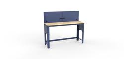 Performax® 72" x 24" Blue Workbench with Pegboard at Menards®