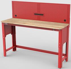 Performax® 72" x 24" Red Workbench with Pegboard at Menards®