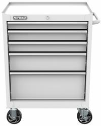Performax® 27" x 18" White 5-Drawer Rolling Tool Cabinet at Menards®