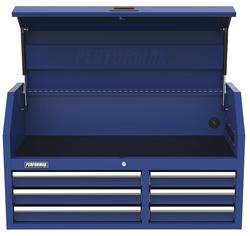 Performax® 41" x 18" Blue 15-Drawer Top Tool Chest and Rolling Cabinet ...