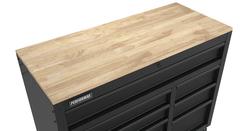 Performax® 42" x 18" Black 8-Drawer Mobile Rolling Tool Cabinet with ...