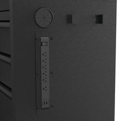 Performax® 42" x 18" Black 8-Drawer Mobile Rolling Tool Cabinet with ...