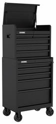 Performax® 27" x 18" Black 10-Drawer Top Tool Chest and Rolling Cabinet ...