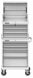 Performax® 27" x 18" White 10-Drawer Top Tool Chest and Rolling Cabinet ...