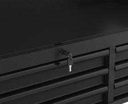 Performax® 52" x 18" Black 16-Drawer Top Tool Chest and Rolling Cabinet ...
