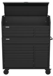 Performax® 52" x 18" Black 16-Drawer Top Tool Chest and Rolling Cabinet ...