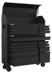 Performax® 52" x 18" Black 16-Drawer Top Tool Chest and Rolling Cabinet ...