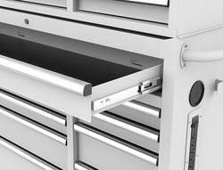 Performax® 52" x 18" White 16-Drawer Top Tool Chest and Rolling Cabinet ...