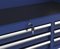Performax® 52" x 18" Blue 16-Drawer Top Tool Chest and Rolling Cabinet ...