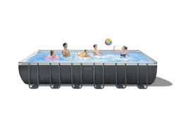 Intex® 24' x 12' x 52" Ultra Frame Above-Ground Pool Set at Menards®