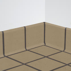 VersaTILE® Ironspot Buckskin 6 x 6 Quarry Round Top Cove Base - Inside ...