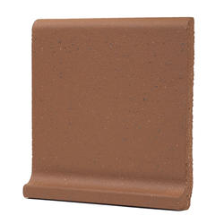 VersaTILE® Ironspot Mayflower Red 6 x 6 Quarry Round Top Cove Base at ...