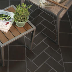 VersaTILE® QuarryBasics® Clear Tones Raven 4 x 8 Quarry Floor and Wall ...