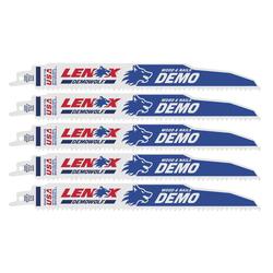 LENOX® DEMOWOLF™ RAPID PLUNGE™ 9" x 6-TPI Wood & Nails Demolition ...