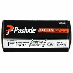 Paslode® 1/2" Crown x 3/8" Leg Galvanized Staples - 5,000 Count at Menards®