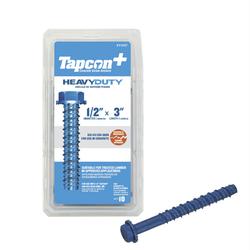 Tapcon® 1/2" x 3" Hex Drive Hex Washer Head Heavy Duty Concrete ...