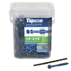 Tapcon® 1/4" x 2-1/4" Hex Drive Hex Washer Head Concrete/Masonry Screw - 225 Count at Menards®