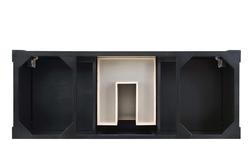 James Martin Brookfield 60"W x 22-3/4"D Antique Black Bathroom Vanity ...