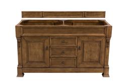 James Martin Brookfield 60"W x 22-3/4"D Country Oak Bathroom Vanity ...