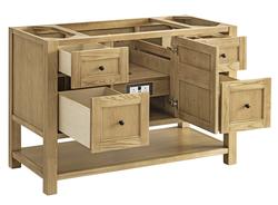 James Martin Breckenridge 48"W x 23-1/2"D Light Natural Oak Bathroom ...