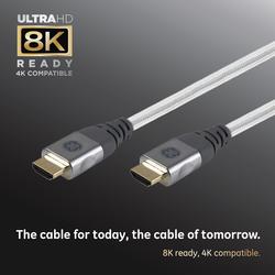GE 8' High Speed 8K HDMI Cable w/ Ethernet at Menards®