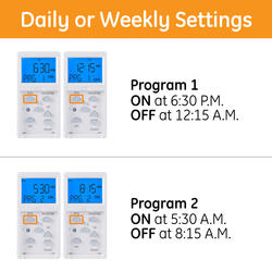 GE 15-Amp White Direct Wire Digital Timer at Menards®