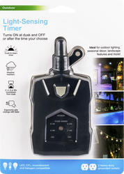 GE® Outdoor Dusk to Dawn Photocell Timer with 2 Grounded Outlets at ...