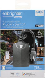 Enbrighten® Outdoor Wi-Fi Smart Plug with 2 Grounded Outlets at Menards®