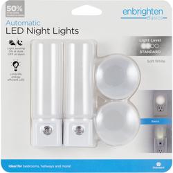 Enbrighten Basics LED Night Light 4-Pack at Menards®