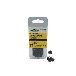 Grip Fast® #7 x 1/2" T20 Star Drive Hex Washer Black Stove Pipe Sheet ...