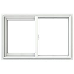 JELD-WEN® Good Series 30"W x 24"H Vinyl Left Sliding Window with ...