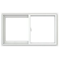 JELD-WEN® Good Series 60"W x 36"H Vinyl Left Sliding Window with ...