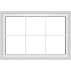 JELD-WEN® Premium Series 36"W x 24"H Vinyl Fixed Picture Window with ...