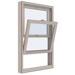 JELD-WEN® Builders Series 24-1/4"W x 38"H Desert Sand Vinyl Double-Hung ...