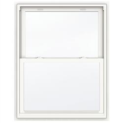 JELD-WEN® Builders Series 38"W x 42-1/2"H Vinyl Double-Hung Window with ...