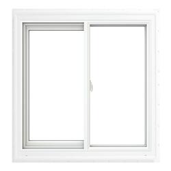 JELD-WEN® Better Series 48"W x 36"H Vinyl Left Sliding Window with ...