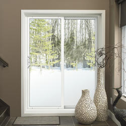 JELD-WEN® Builders Series 60"W x 80"H Black Vinyl XO Sliding Patio Door ...