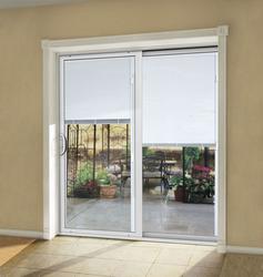 JELD-WEN® Builders Series 60"W x 80"H Black Vinyl OX Sliding Patio Door ...