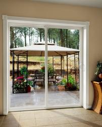 JELD-WEN® Builders Series 72"W x 80"H Black Vinyl XO Sliding Patio Door ...
