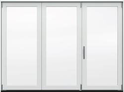 JELD-WEN® F4500 107" x 80" 3-Panel Folding Left Hand Outswing Primed ...