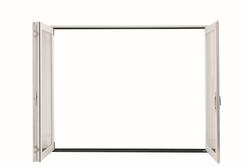 JELD-WEN® F4500 107" x 80" 3-Panel Folding Left Hand Outswing Primed ...