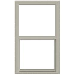 JELD-WEN® Builders Series 30"W x 48"H Desert Sand Vinyl Single-Hung ...