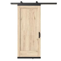JELD-WEN MODA PMP1011 32"W x 96"H Unfinished Wood 1-Panel Interior Barn ...