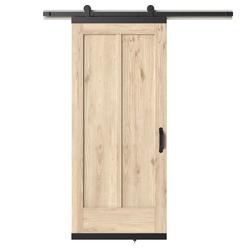 JELD-WEN MODA PMP1024N 32"W x 80"H Unfinished Wood Narrow Rail 2-Panel ...