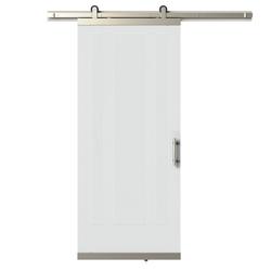 JELD-WEN MODA PMP1036 36"W x 80"H Primed Wood 3-Panel Interior Barn ...