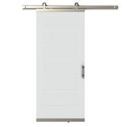 JELD-WEN MODA PMP1066N 36"W x 80"H Primed Wood Narrow Rail 6-Panel ...